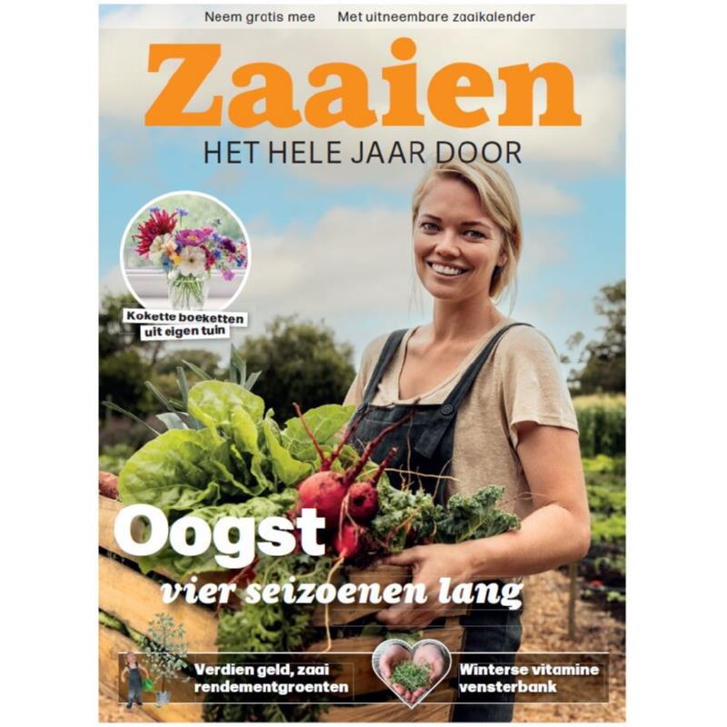 DeZaden : Zaai Magazine "Het hele jaar door" met zaaikalender